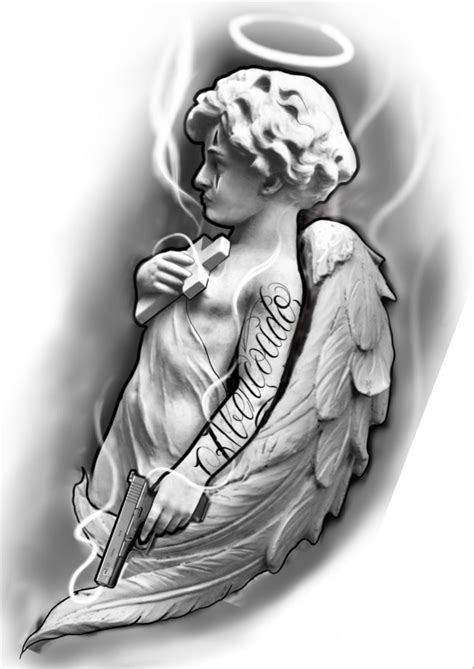 Pin De Jpinktattoo Neves Em Jp Tattoo Tatuagem De Anjo Tatuagem De
