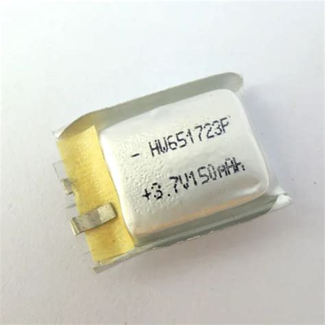 Original HW651723P 3.7V 150mAh Li polymer Rechargeable Battery with ...