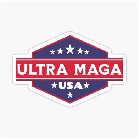 Ultra Maga Usa Sticker For Sale By Atti68 Redbubble