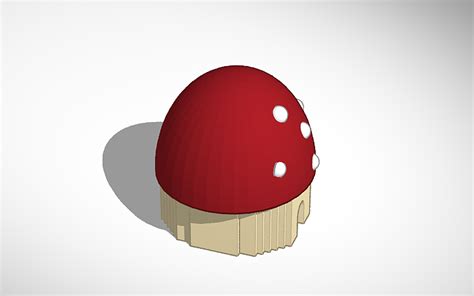 3d Design Mushroom House Tinkercad