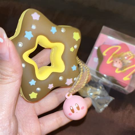 From Japan Rare Licensed Kirby Star Donut Squishy Mascot On Storenvy