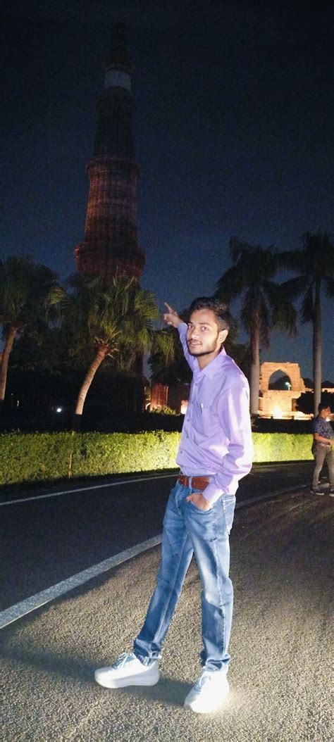 The Qutub Minar Is A Unesco World Heritage Site Located In Delhi India