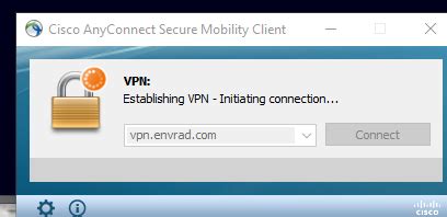 Connecting To The VPN With Cisco Client Update Envision IT