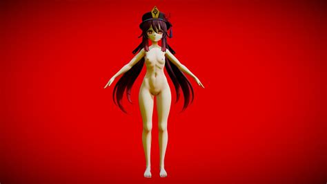 Naked Hu Tao D Model By Kimee A Dc Sketchfab