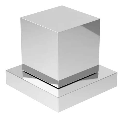 Registro de baño cuadrado Docol de acabado en metal plateado MercadoLibre