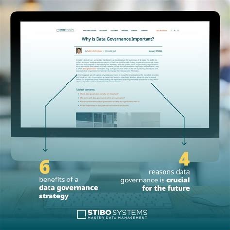 Oliver Sharpe On Linkedin Blog Post Why Is Data Governance Important