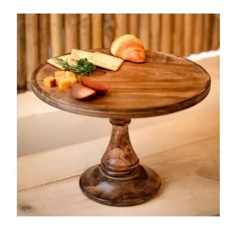 Wooden Cake Stand Multi Purpose Serve Ware Hot Selling 2024 Cake Stand
