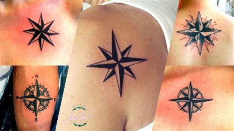 Nautical Star Tattoo Designs For Girls