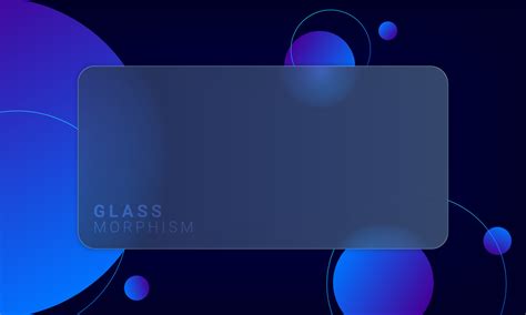 Abstract Geometric Gradient Background With Glassmorphism Style