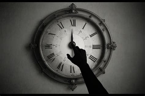 Premium Photo Rewinding History Clock Face Illustration