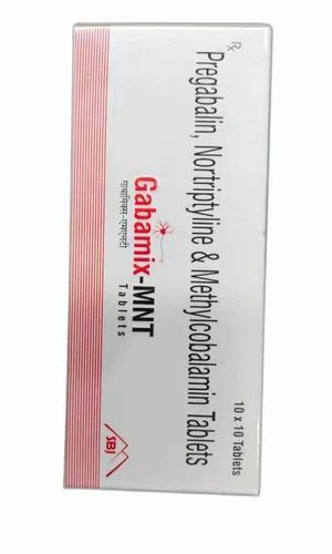 Pregabalin Nortriptyline Mecobalamin Tablets At Rs 2490 Box Vitamin