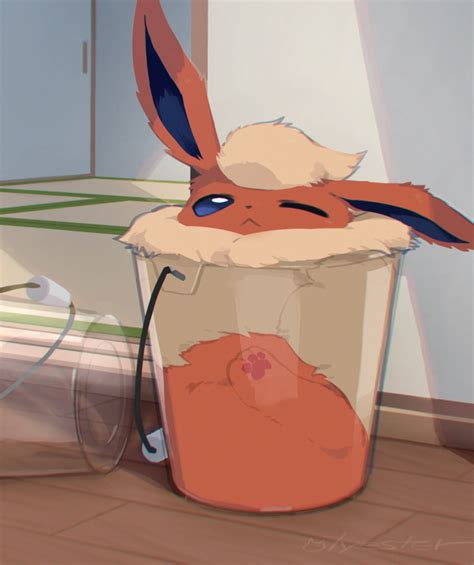 Flareon Pokemon Drawn By Nagasaki Wonderful Danbooru