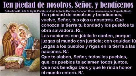 Ten piedad de nosotros Señor y bendícenos Salmo 66 YouTube