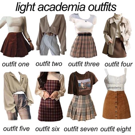 Light Academia Aesthetic Outfits