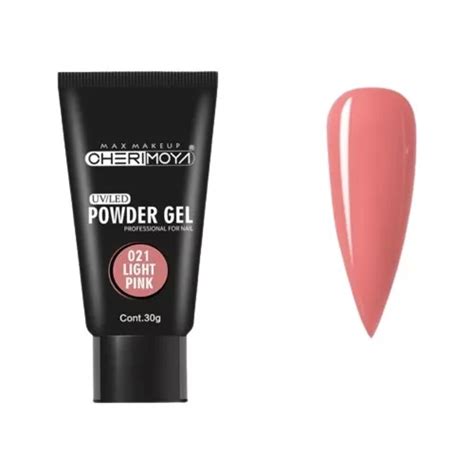 Powder Gel Polygel X 30g Cherimoya Uv Led Color 021 MercadoLibre