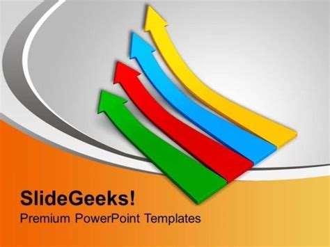 Business Growth Arrows PowerPoint Templates And PowerPoint Themes