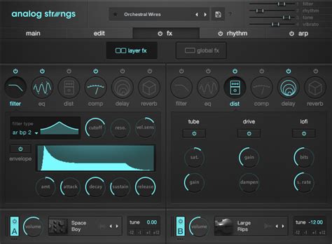 Analog Strings Output Analog Strings Audiofanzine