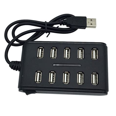 Ce Rohs 480mbps 10 Port Hub Usb 2 0 Header Splitter