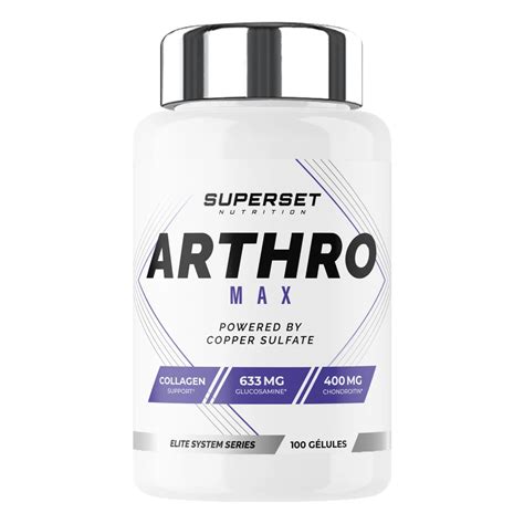 Arthro Max Superset Nutrition Pas Cher Nutridiscount