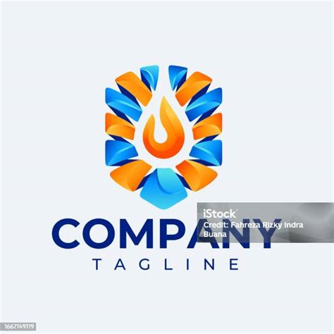 다채로운 3d 작풍 화염 불 물 기름 방패 안전 상표 디자인 3차원 형태에 대한 스톡 벡터 아트 및 기타 이미지 3차원 형태 공기조화 기체 물리 구조 Istock