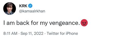 Kamaal R Khan Returns To Twitter After Bail In Derogatory Tweets And