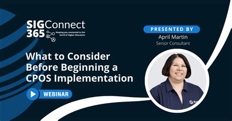 What To Consider Before Beginning A Cpos Implementation Strata Information Group Sig