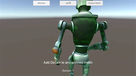 Decal For Skinned Meshes Unity D YouTube