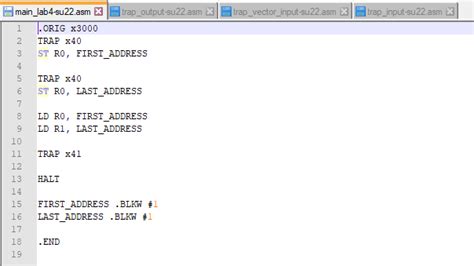 Traps And Multiple Files Programming Lab 4 Ceg