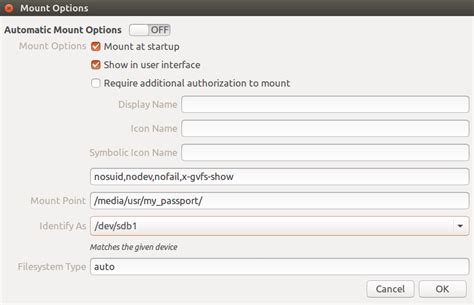 Mount External Harddisk Detected But Not Mounting Ask Ubuntu