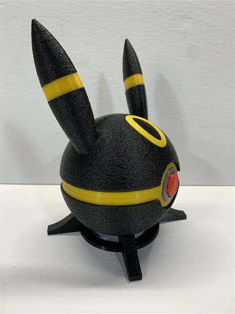Umbreball Umbreon Themed Pokeball Eevee Evolution Pokemon 3d Printing