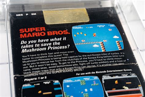Mario Bros Una Copia Del Juego Es Vendida Por 140 Mil Dólares