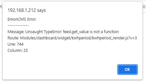 Displays Failing After Running EmonPI Full Update Emoncms