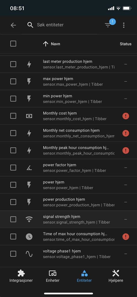Tibber Missing Entities Anyone Else Rhomeassistant