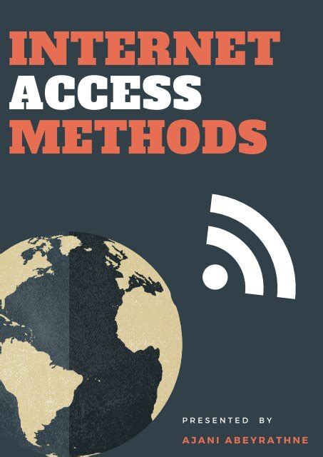 Internet Access Methods