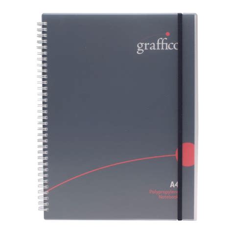Graffico A4 Wirebound Polypropylene Notebook En08818