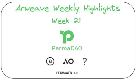 Arweave 生态精粹 Week 21｜sam 即将公布重大收购细节、ao 测试网超过了 10 000 名用户加入、permaswap 上线 Exp 与 0rbt By