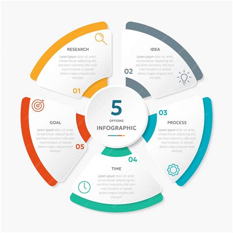 Premium Vector Vector Circular Diagram Infographic Template