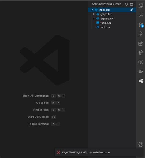 Dependency Graph Doesn T Show Issue Sz P Vscode DependencyGraph GitHub