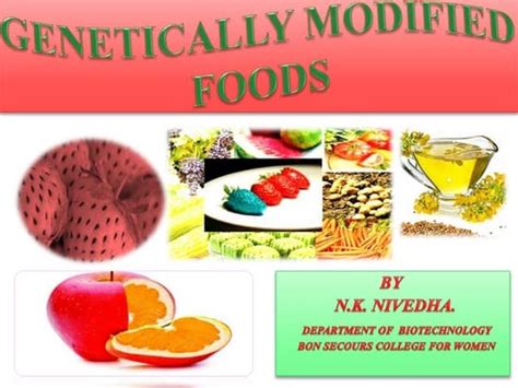 Genetically Modified Food Ppt