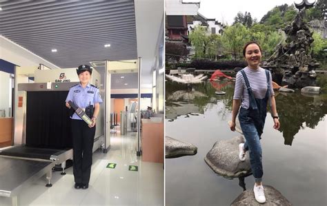 警花晒警服和便装照，网友点赞：都是女神警服女警花黄山新浪新闻