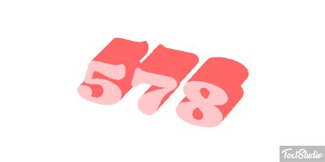 578 Number Animated  Logo Designs
