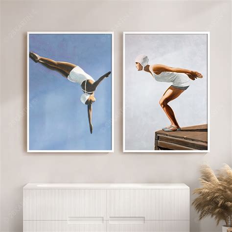 Постеры и картины ”ДЕЙНЕКИ ПРЫЖОК В ВОДУ ” купить в Санкт Петербурге по цене 290 ₽ 3480