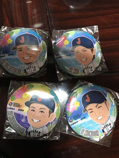 2023 Wbc 缶バッジ 選手 メルカリ