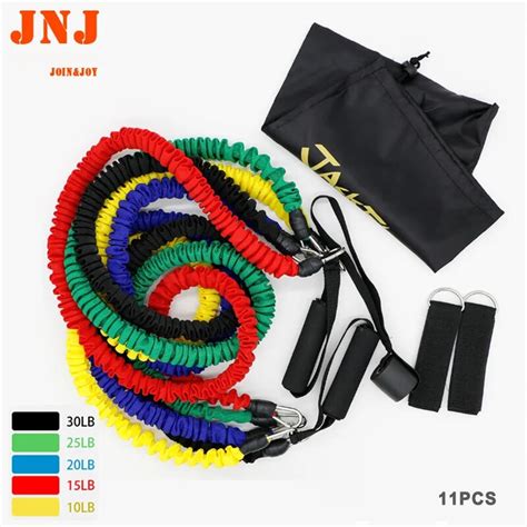 Buy 11pcs Yoga Pull Rope Elastic Rope Fitness