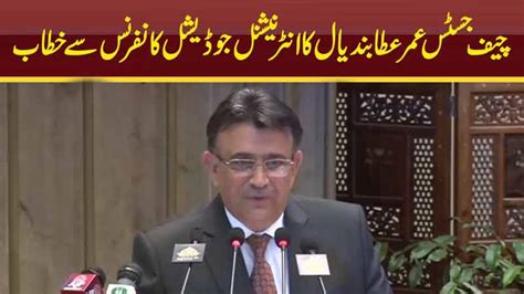 Dunya News Islamabad Chief Justice Umar Ata Bandial Addresses