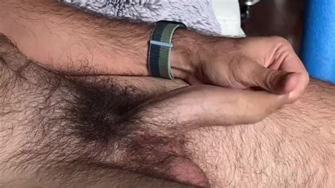 Full Of Chest Hair Sitting Naked On My Sofa