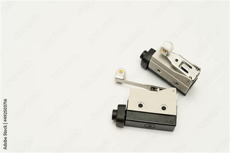 Limit Switch Sensor Of The Machine Tiny Limit Switch For Mechanical Movement And Actuators