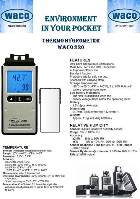 Thermo Hygro Meter At Best Price In Bengaluru By Techno Instruments ID 7071419430