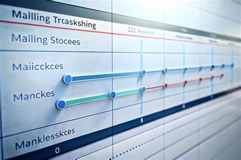 Close Up Of Glossy Project Tracking Report Interface With Progress Indicators Operational