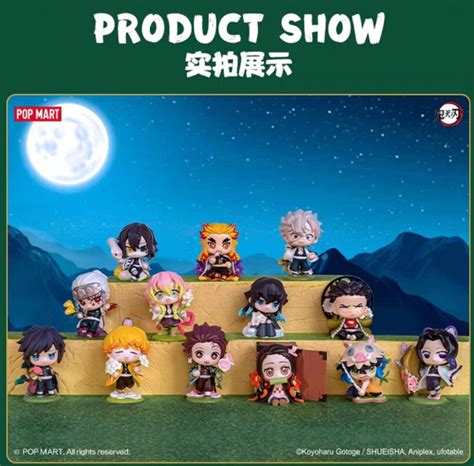 Popmart Kimetsu No Yaiba Demon Slayer Flower Series Hobbies And Toys